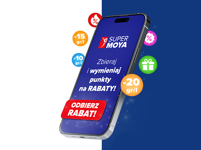 Moya - Sieć Stacji Paliw MOYA - Aplikacja Super MOYA